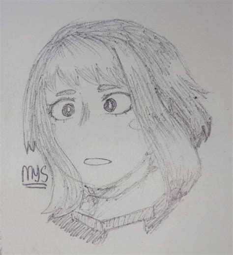 Ochako Sketch My Hero Academia Amino