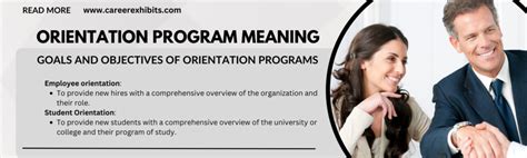 Orientation Program Meaning Career Exhibits