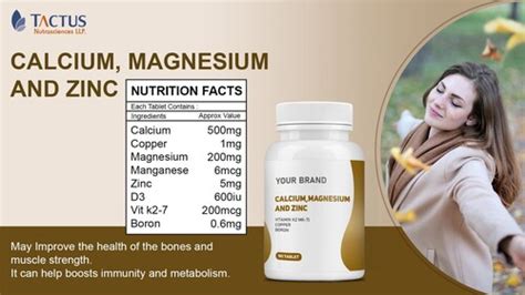 Calcium Plus Magnesium And Zinc Tablets Manufacturer Exporter And Supplier