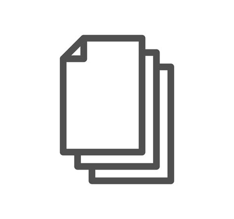 Document Icon Outline And Linear Vector 12992163 Vector Art At Vecteezy