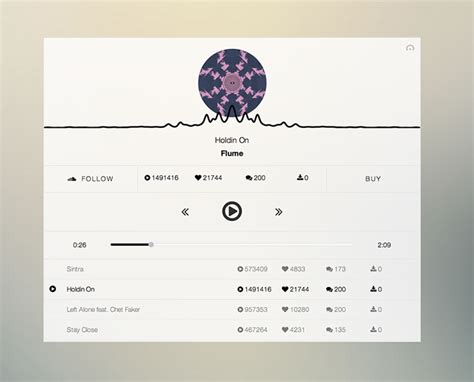 Github Toneden Player A Pure Js Customizable Audio Player For Soundcloud