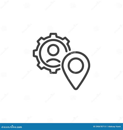 Customer Journey Line Icon Stock Vector Illustration Of Vector 290678713
