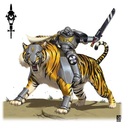 Space Marine Tiger Rider Private Commission By Nicholaskay On Deviantart