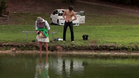 TheStarsComeOutToPlay Jake T Austin Shirtless Barefoot In Grantham Rose