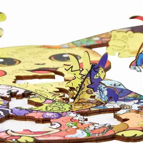 Puzzle Figura Pikachu De Madera Todo Puzzles