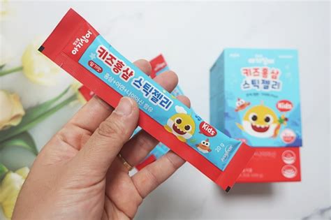 유아홍삼 맛있게 챙기는 아기상어 키즈홍삼 스틱젤리 네이버 블로그
