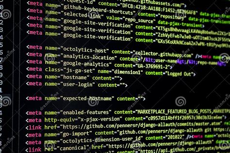 Écran De Code Source Code De Programmation Inscription Du Script Fond De La Modification Du