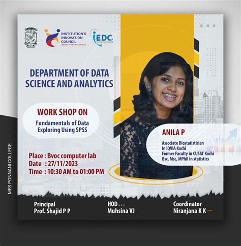 Ramshad P On Linkedin Work Shop On Fundamentals Of Data Exploring