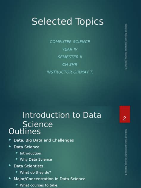 introduction to data science infolink college pdf data science