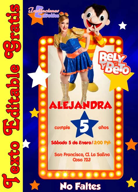 20 Ideas De Bely Y Beto Party Invitaciones Para Fiestas Infantiles Bilarasa