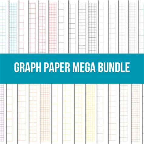 Printable Paper Pdf Graph Paper Grid Paper Colored Graph Papers