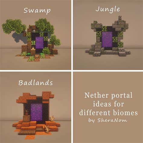 Nether Portal Designs Should I Make More Artofit