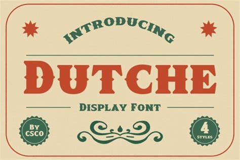 Dutche Font Free Font