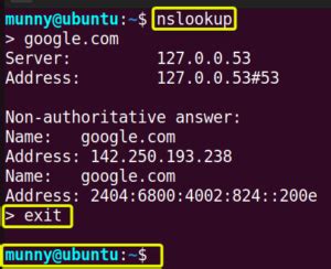 The Nslookup Command In Linux 12 Practical Examples