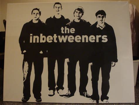 Inbetweeners Stencil On Canvas By Ramart79 On Deviantart