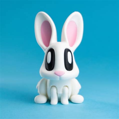 🎨 Blob Bunny 2025 Update Articulated Flexi Art Toy And Magnetic