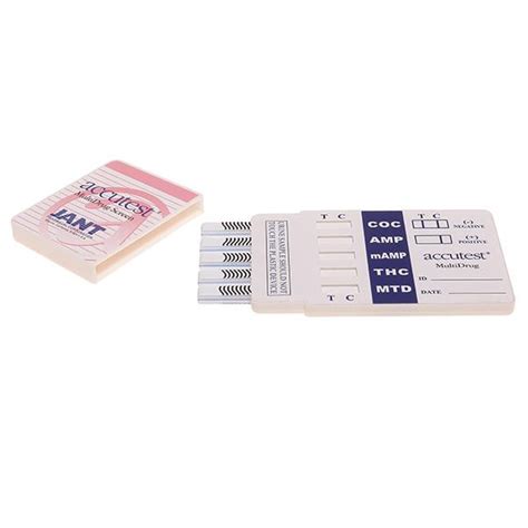 9 Panel Drug Test Accutest Multidrug Screen 25 Testskit