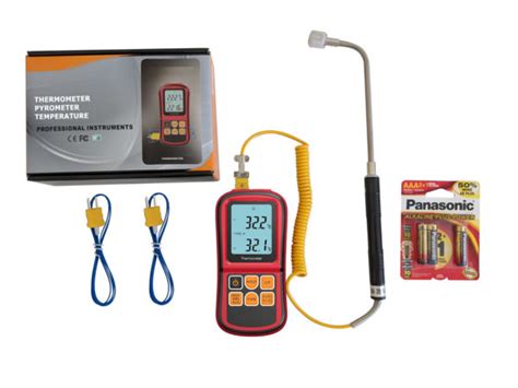Digital Surface Pyrometer Thermometer Temperature Thermocouple Hayes