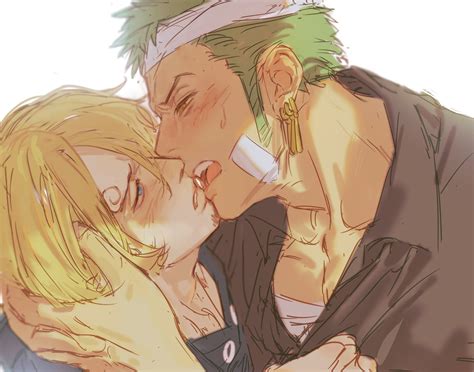Roronoa Zoro And Sanji One Piece Drawn By Ynnn M Danbooru