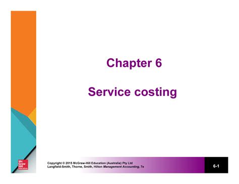 Langfield Smith 7e PPT ch06 - 6- Copyright © 2015 McGraw-Hill Education ...