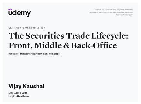 vijay kaushal on linkedin udemy course completion certificate