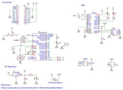 Arduino Nano Schematic Resources Easyeda