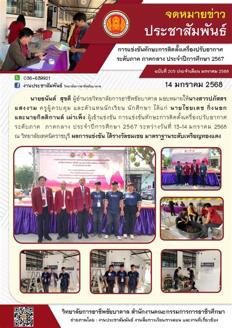 วิทยาลัยการอาชี งานประชาสัมพันธ์ วิทยาลัยการอาชีพชัยบาดาล Facebook