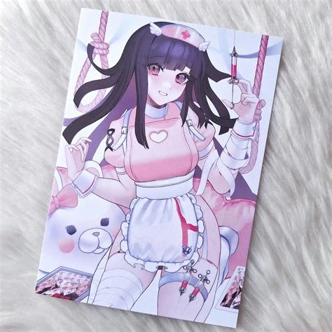 Tsumiki Mikan Nurse Print Etsy
