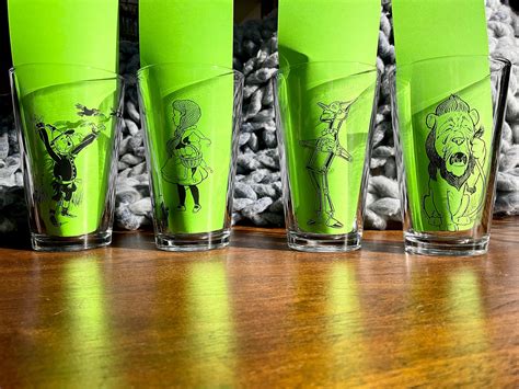 Libbey Wizard Of Oz Duratuff Glass Tumblers Set 1960s Etsy