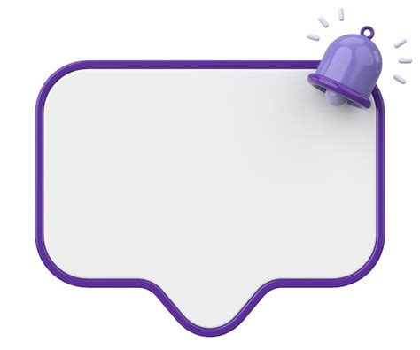 Premium Photo 3d Notification Box 3d Illustration