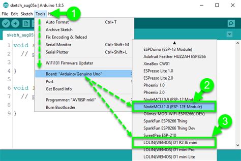 iot internet of thing esp32 esp8266 เตรียมโปรแกรม arduino ide ให้
