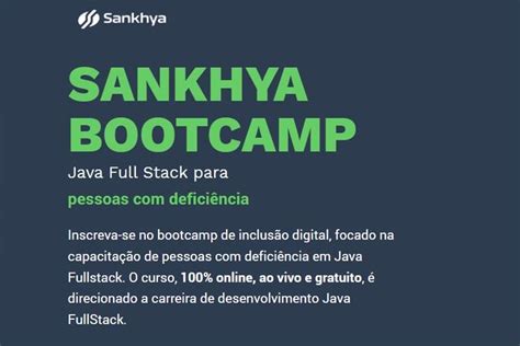 Sankhya oferece curso gratuito para formação de desenvolvedores PCD