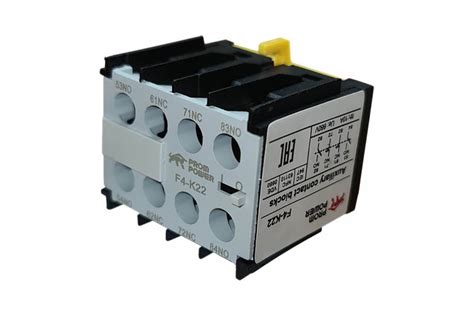 Блок вспомогательных контактов для миниконтактора серии Jlc1 K Prompower фронтального монтажа F4