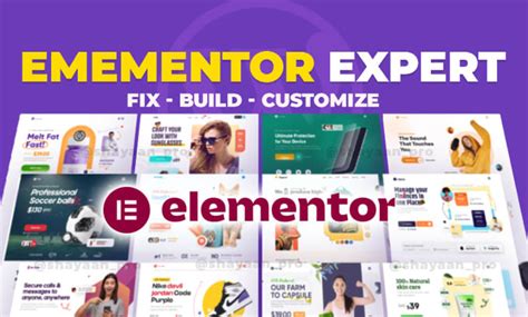 Create Your Website In Elementor Pro Or Fix Elementor Issues By Shayaan