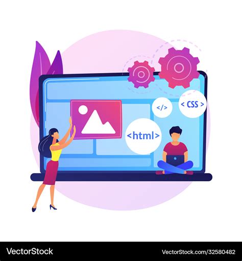 Computer Programmeing Concept Metaphor Royalty Free Vector