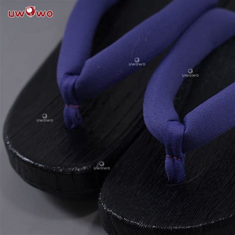 Uwowo Game Azur Lane Ijn Musashi Kimono Fox Cosplay Shoes Musashi Clog