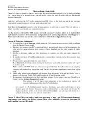Midterm Exam Study Guide Spr Docx Spring Econ