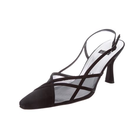 Stuart Weitzman Mesh Slingback Pumps Gem