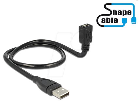 Delock 83922 Cable Usb 20 Type A Male Usb 20 Micro B Female