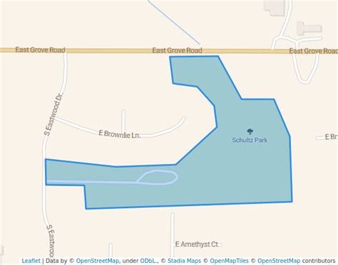 Schultz Park In Long Grove Map And Routes