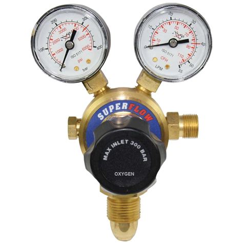SWP 2G S S Two Gauge Single Stage Regulator Oxygen Acetylene Co2