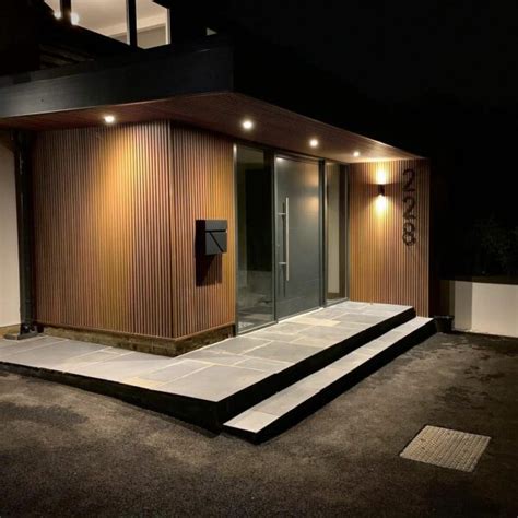 Ecoscape Composite Slatted Cladding Spiced Oak Dickson Timber Harrogate