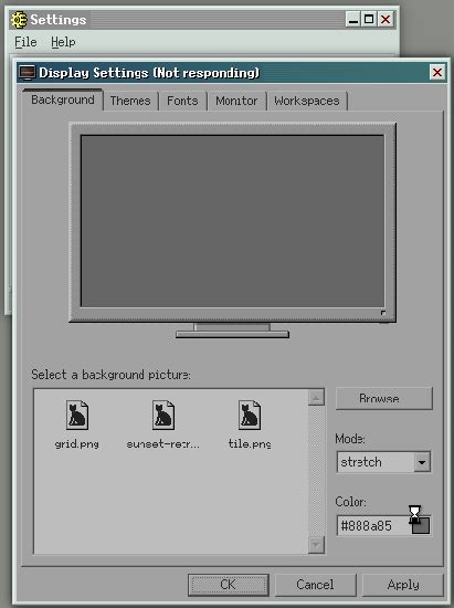 DisplaySettings Not Responding Issue 13552 SerenityOS Serenity