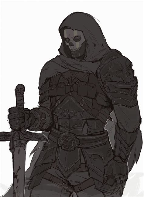 Ghost Call Of Duty And More Drawn By Wormlonde Danbooru
