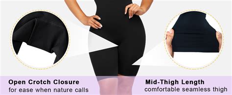 Shaperx Womens Seamless Shapewear Bodysuit Tummy Control Body Shaper