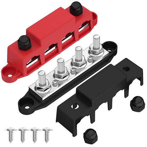 Mua 250a 12v Bus Bar 38 Power Distribution Block 4 Studs Junction Block Automotive Marine