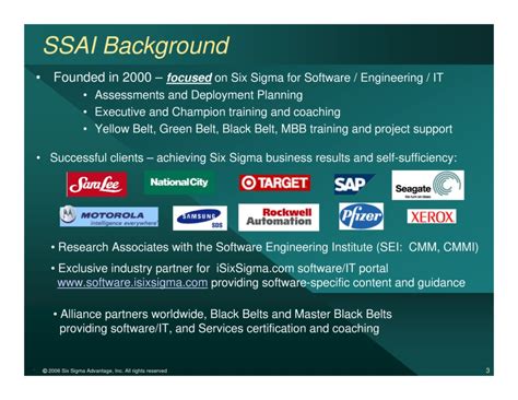 Integrating Six Sigma And Agile Development Techniques — Isssp For Lean