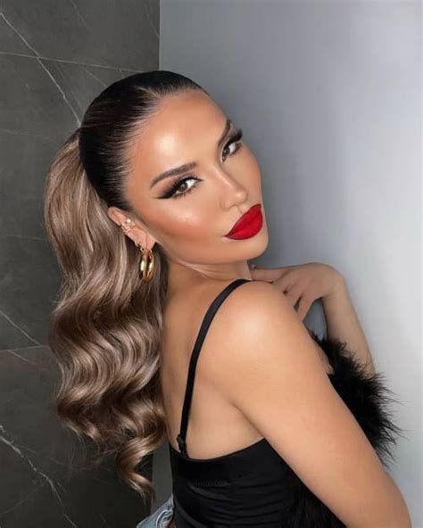 Red Lips Makeup Look Glam Makeup Look Glamorous Makeup Gorgeous