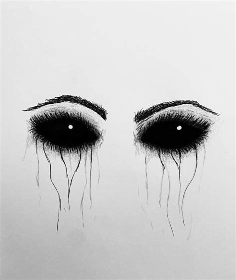Demon Eyes Drawing