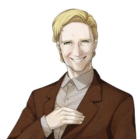 Download Blonde Anime Scientist Smiling Wallpaper